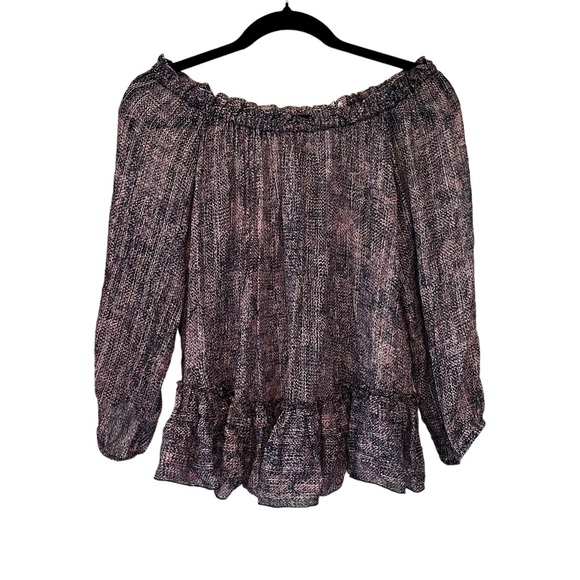 Rebecca Taylor | Tops | Rebecca Taylor Silklurex Sheer Smock Top | Poshmark